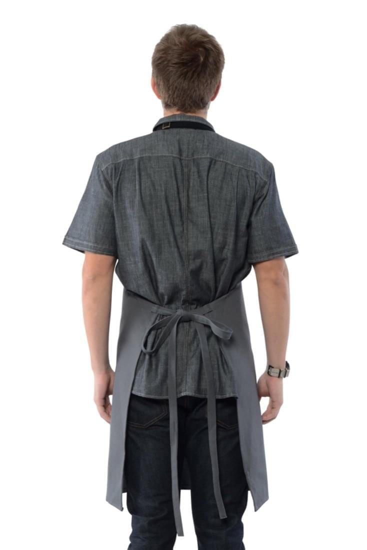 Shop Addison Apron Gray | Handmade Chef Aprons | BlueCut – BlueCut Aprons