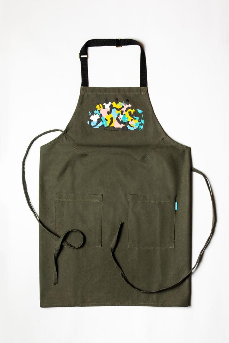 BlueCut and Alex Bowman Collaboration Handmade Chef Apron – BlueCut Aprons