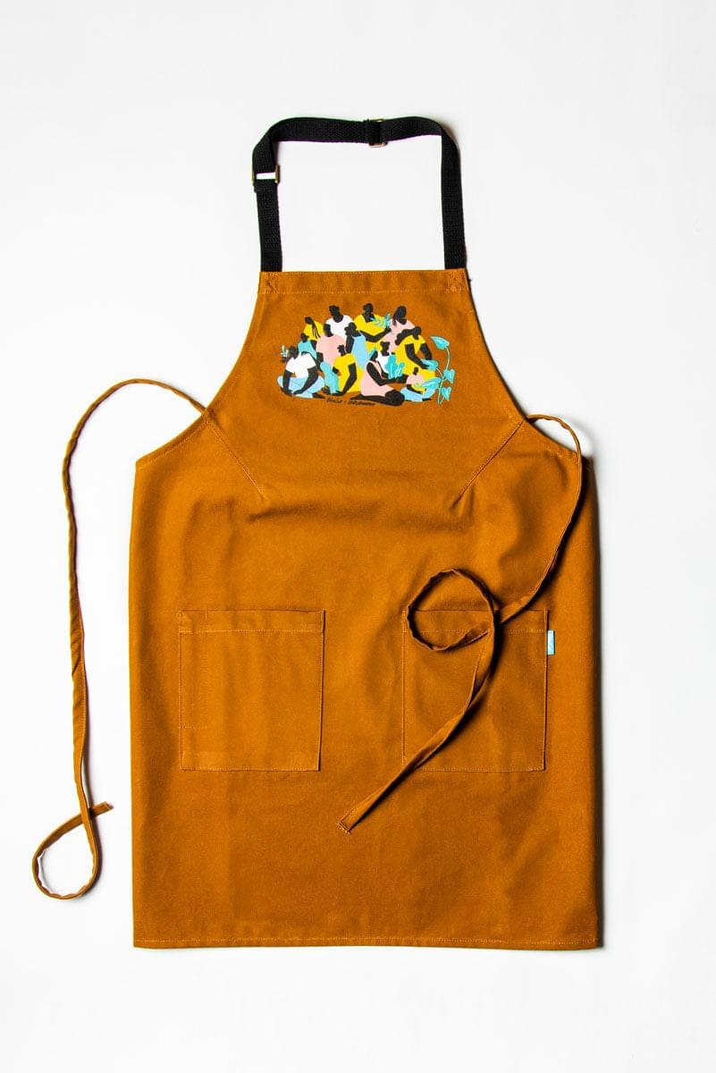 BlueCut and Alex Bowman Collaboration Handmade Chef Apron – BlueCut Aprons
